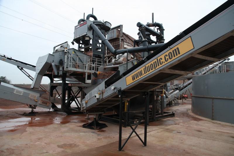 DUO Equipment install a new Aggregate Washing Plant & Water & Silt ...