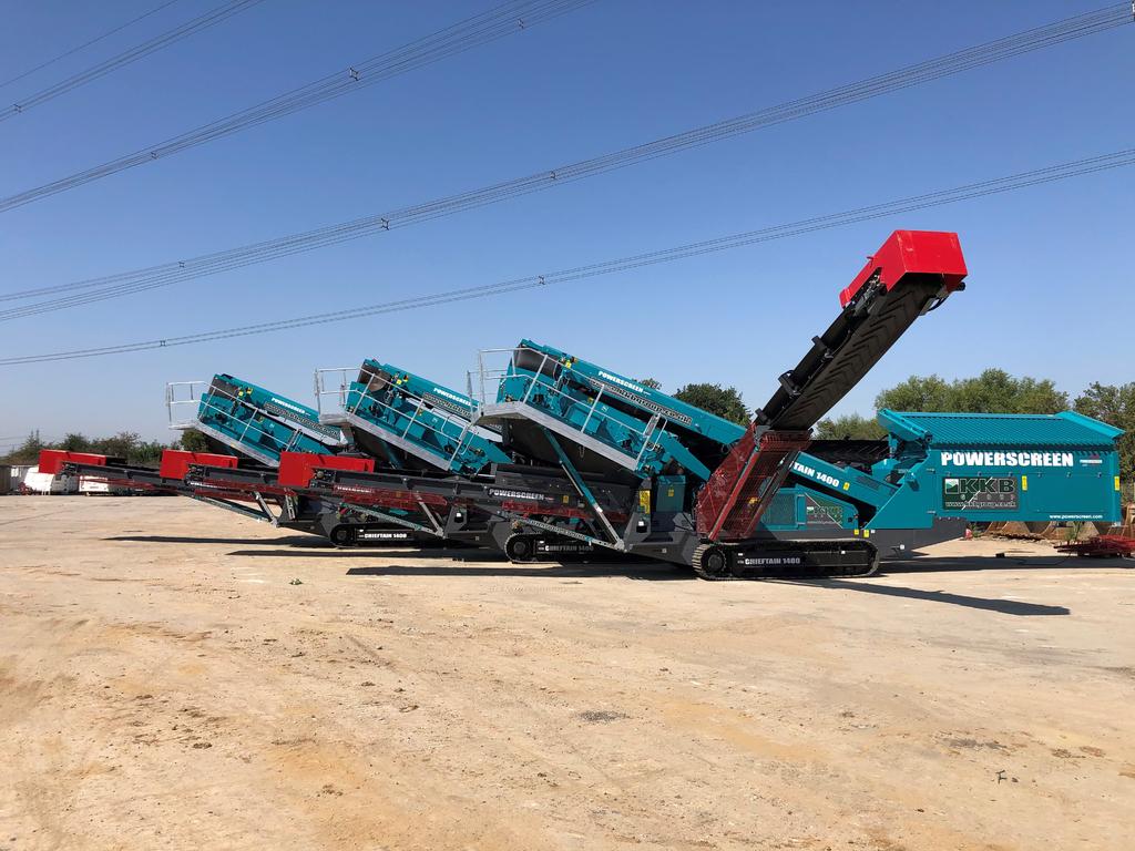 KKB Group purchase a further 8 Powerscreen Screeners, 4 four Chieftain ...