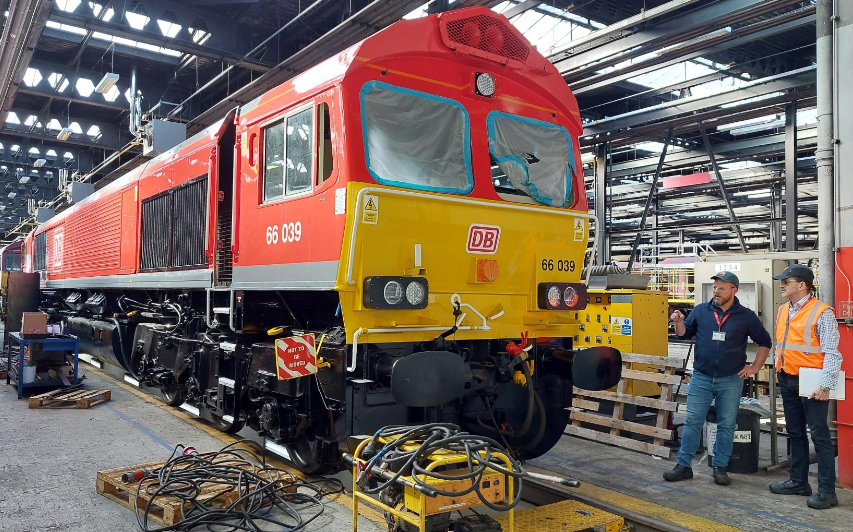 First-in-class fitment of ETCS now underway on DB Class 66 locomotive ...